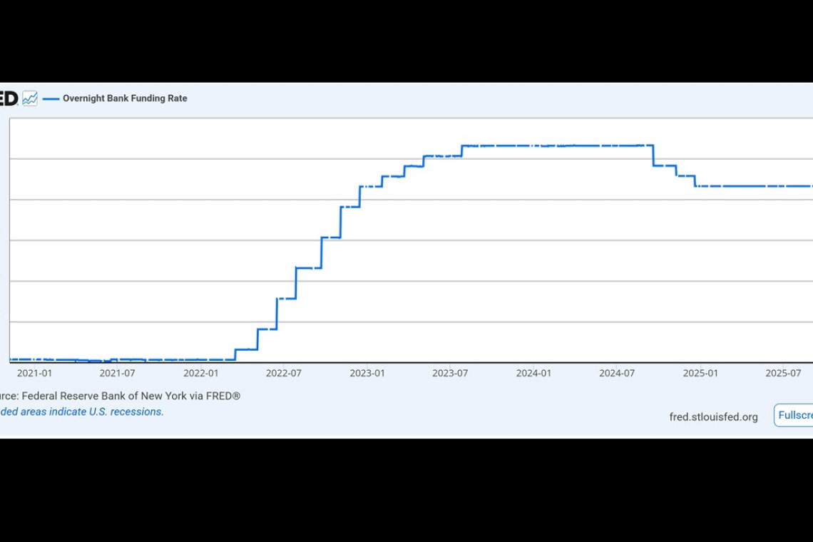 Standard Overnight Funds Rate Plunges - Signals “Panic”