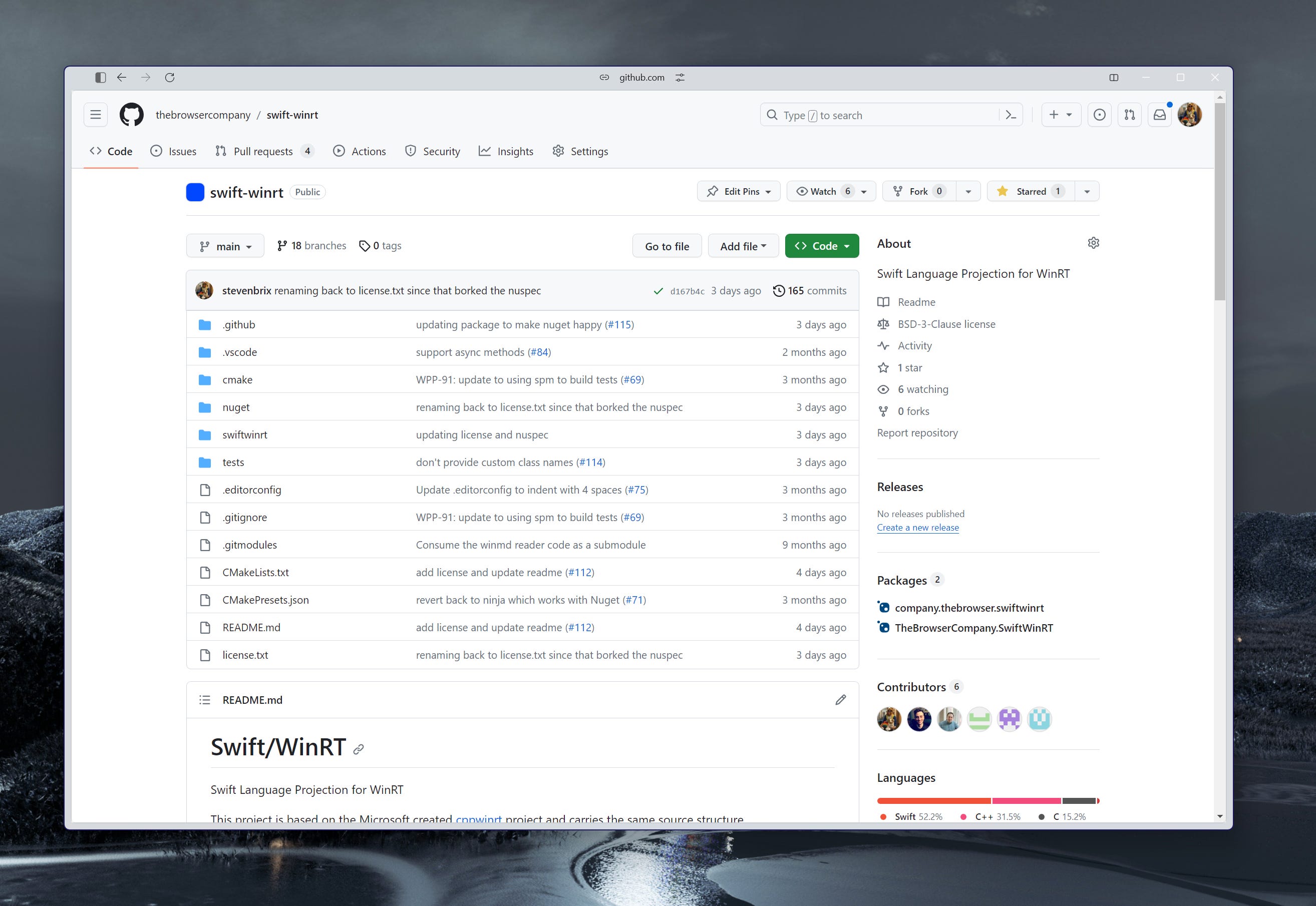 Swift, meet WinRT