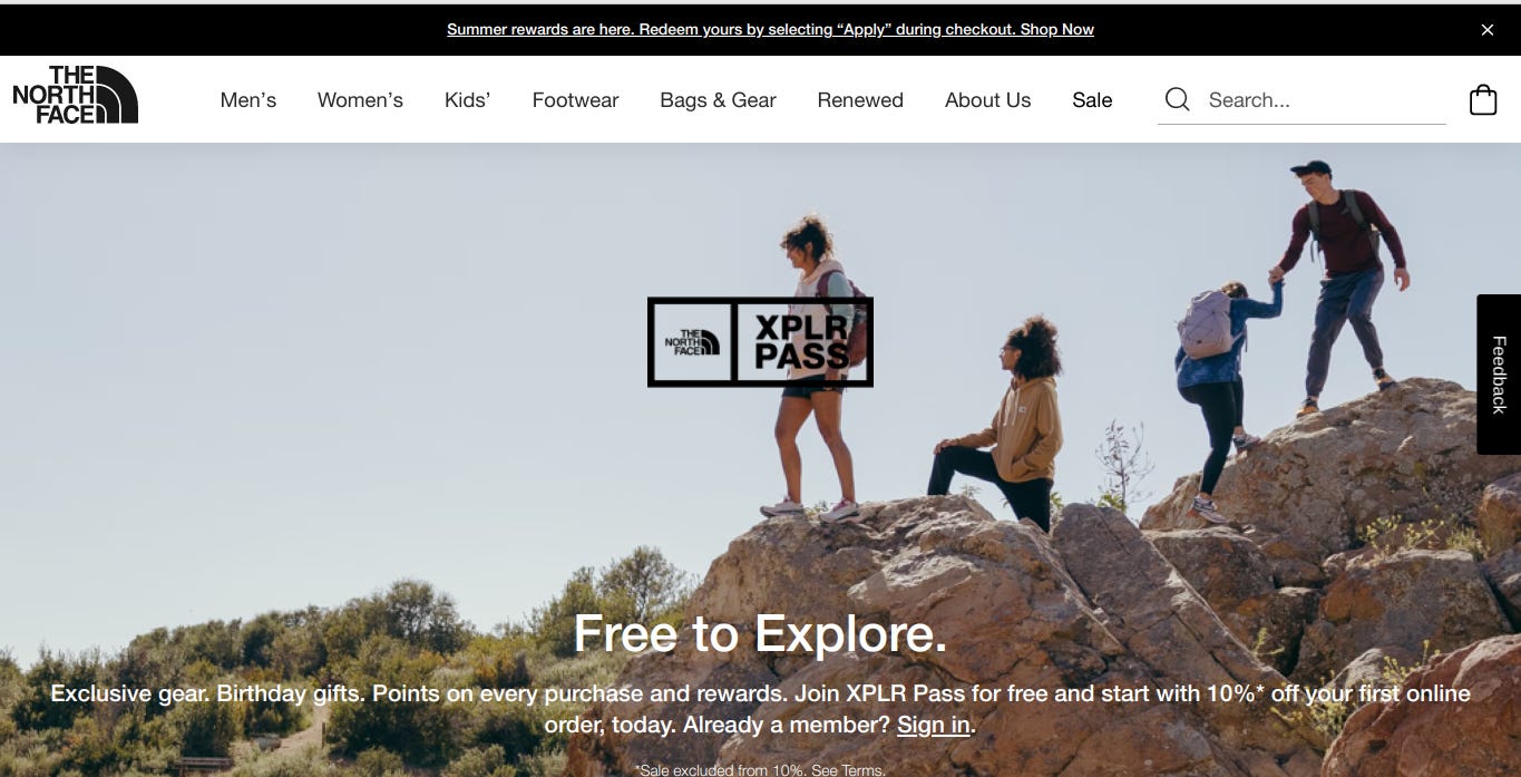 Teardown: The North Face's XPLR Pass Loyalty Program