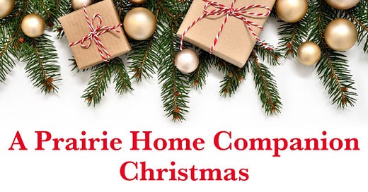 A Prairie Home Companion Newsletter | Garrison Keillor | Substack