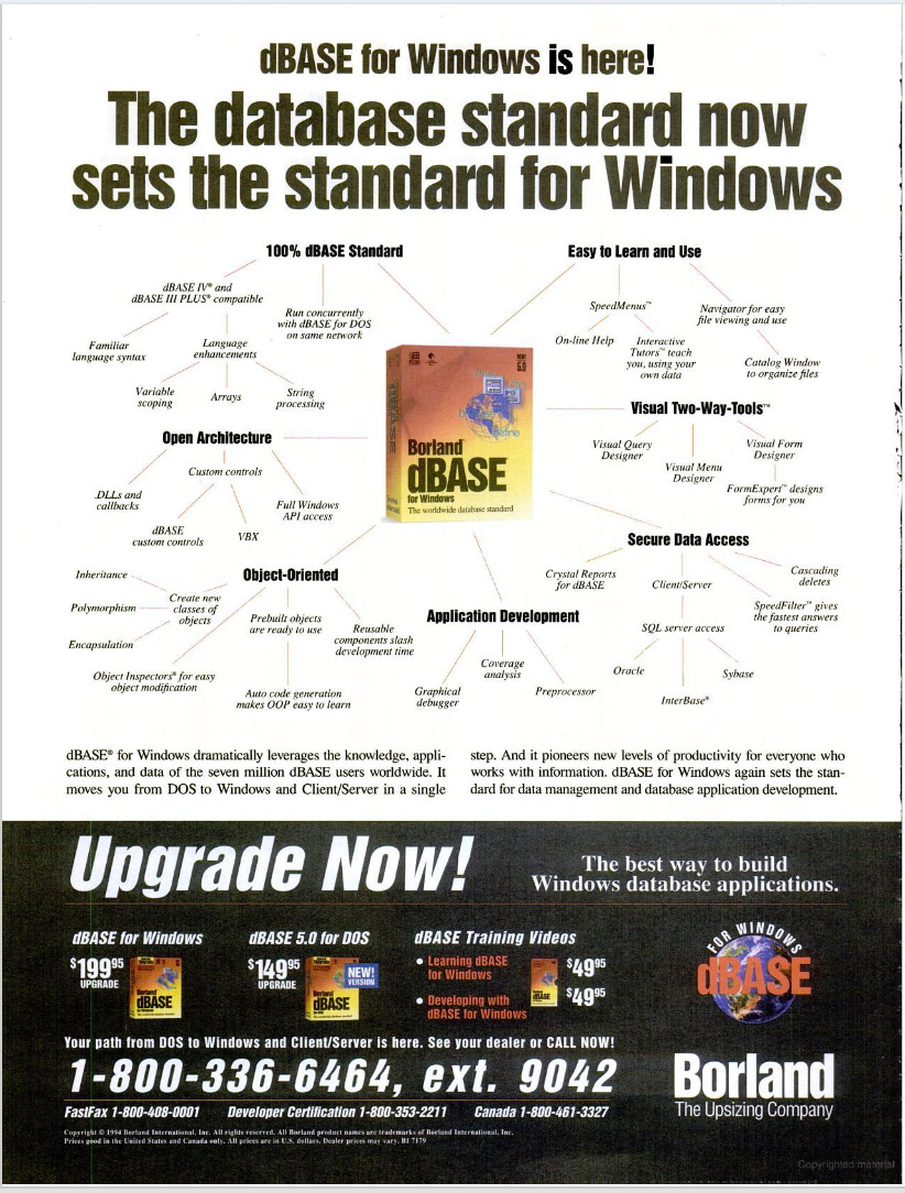 The Rise, Fall, and Surprising Survival of dBase