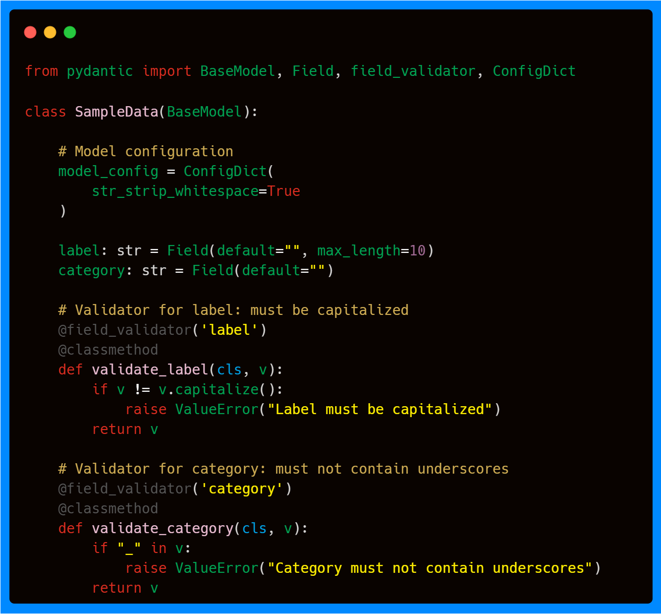 Mastering Pydantic - Part 2: Validation Techniques