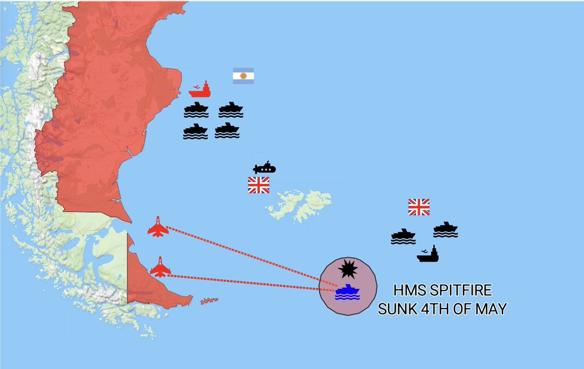 The Falklands War 1982 - Warmonitor3’s Substack
