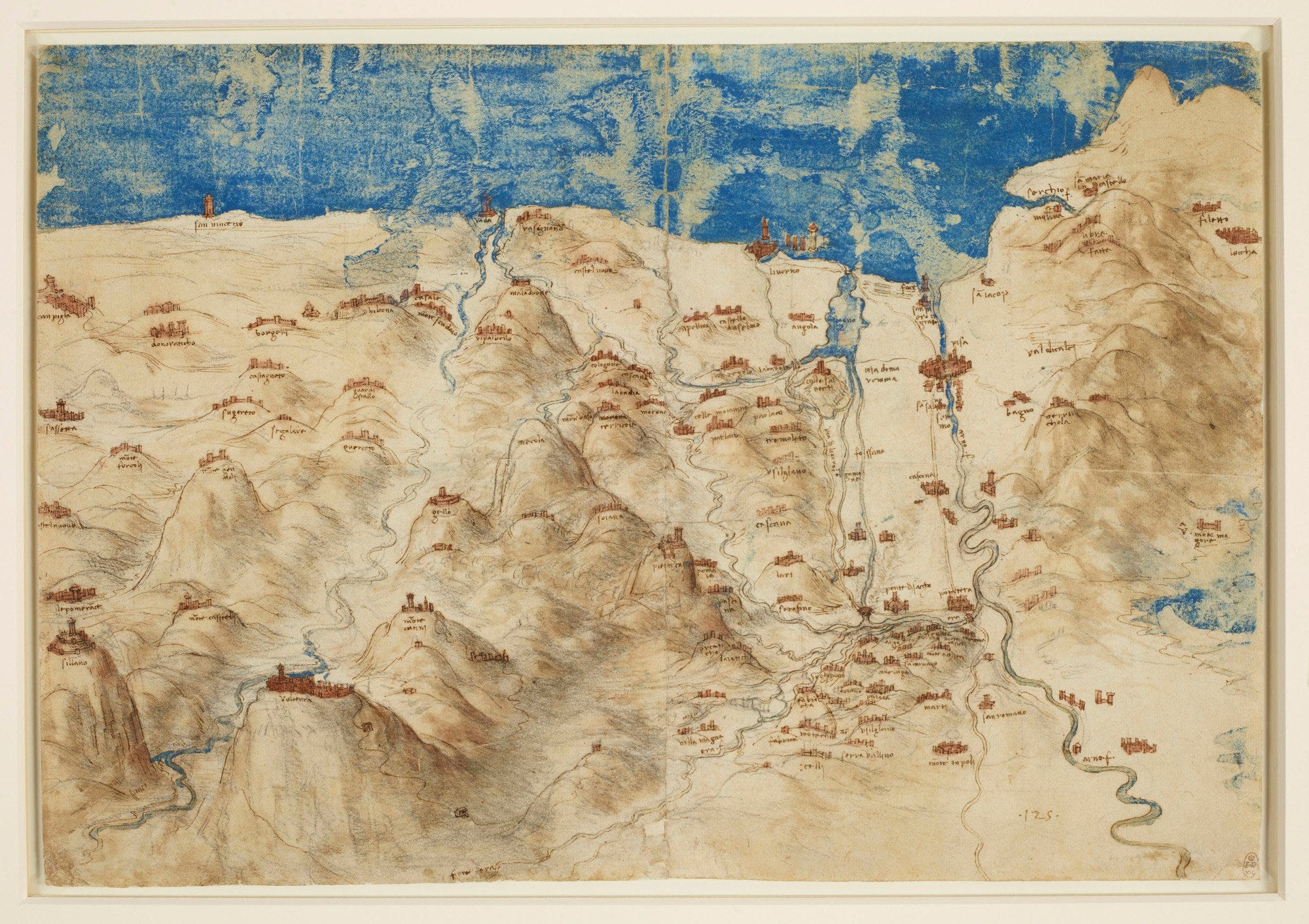 Leonardo da Vinci’s maps - by Miguel García Álvarez