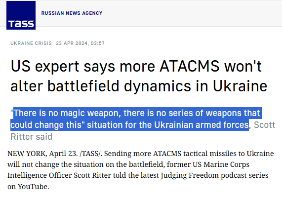 Riley Waggaman: Scott Ritter: Moscow faces strategic defeat in Ukraine ...