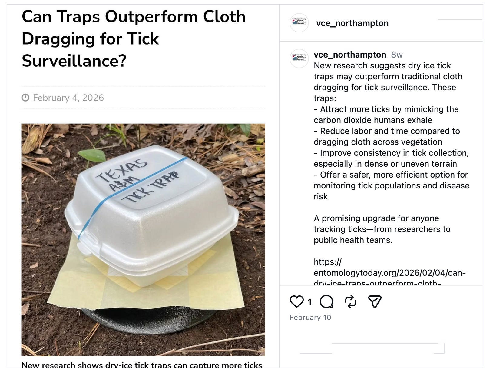 Where Are Those Boxes of Ticks on Farms Coming From?