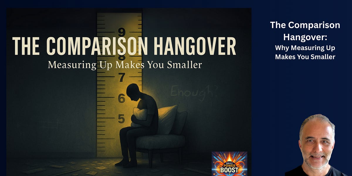 The Comparison Hangover - by Coach Shawn Michael