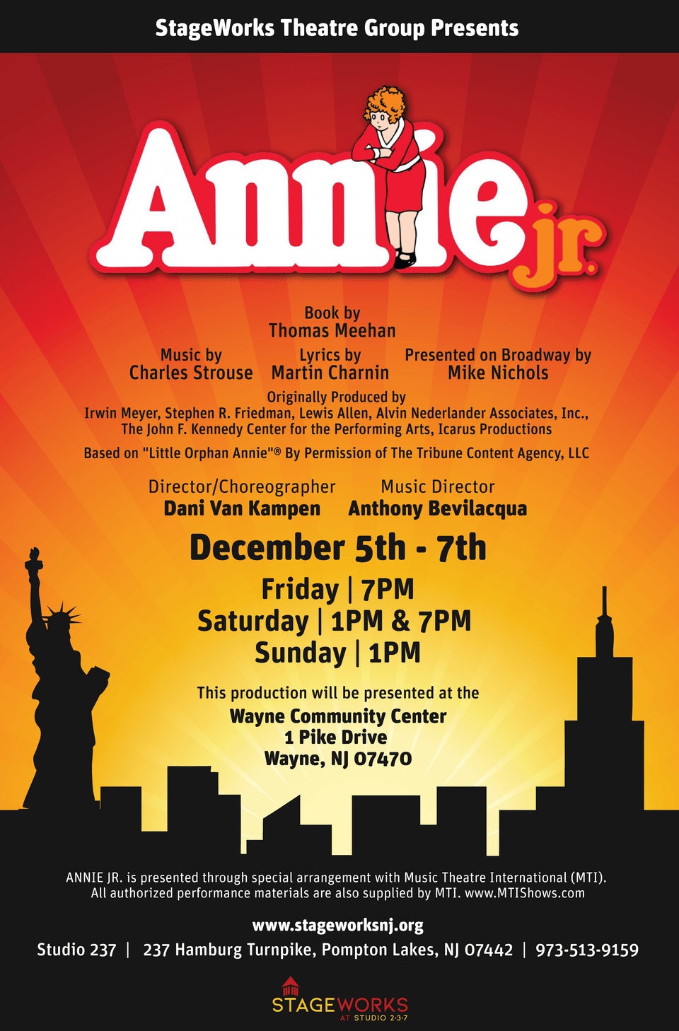 StageWorks Is Planning a December to Remember!