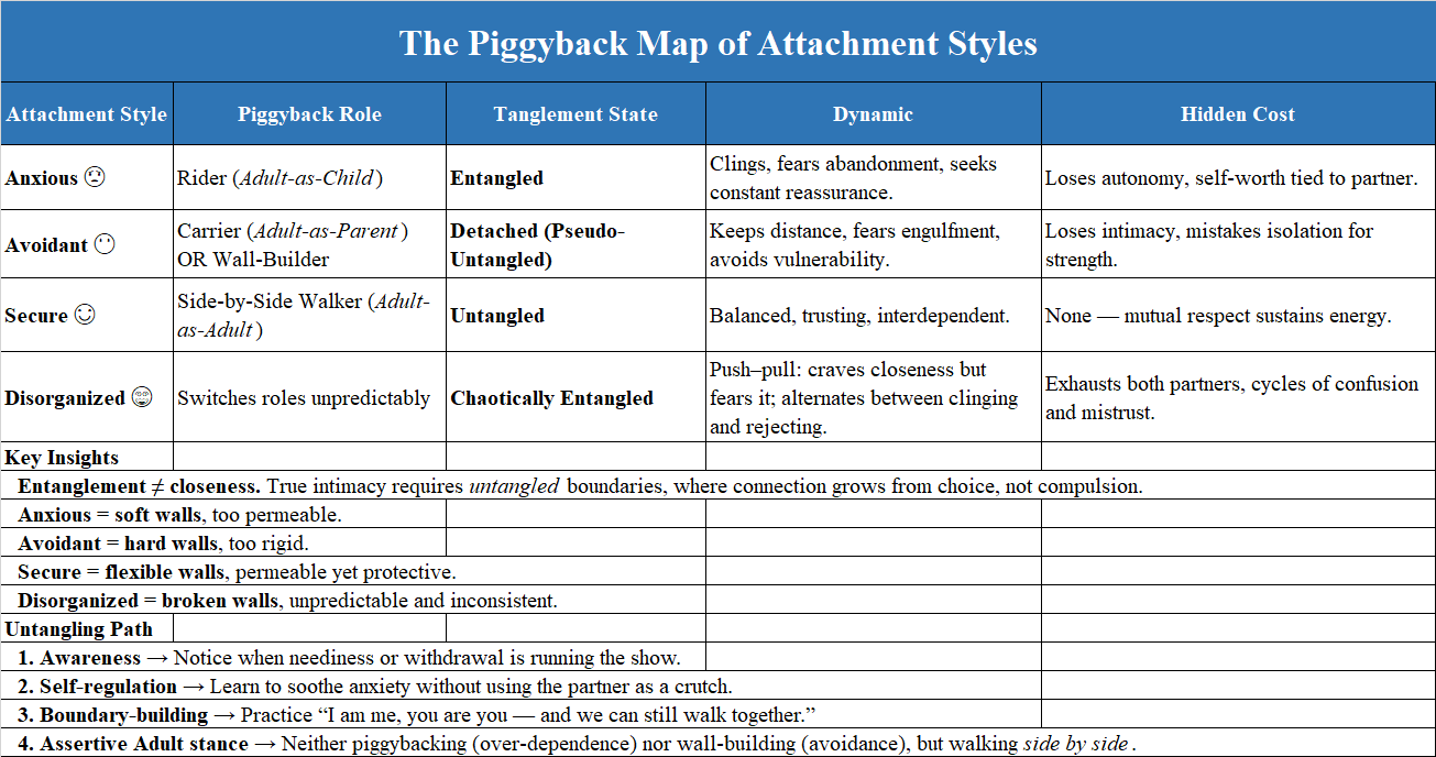 Piggyback Ride: How Attachment Styles Trap Us in Toxic Dependency