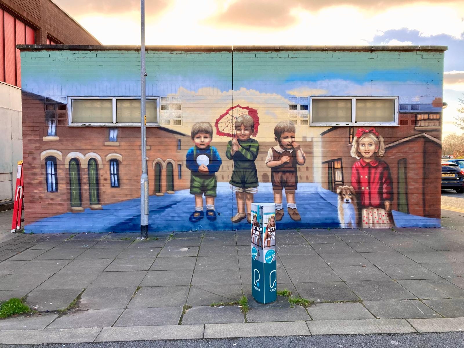 The story behind a Salford Precinct mural reviving memories of Hanky Park