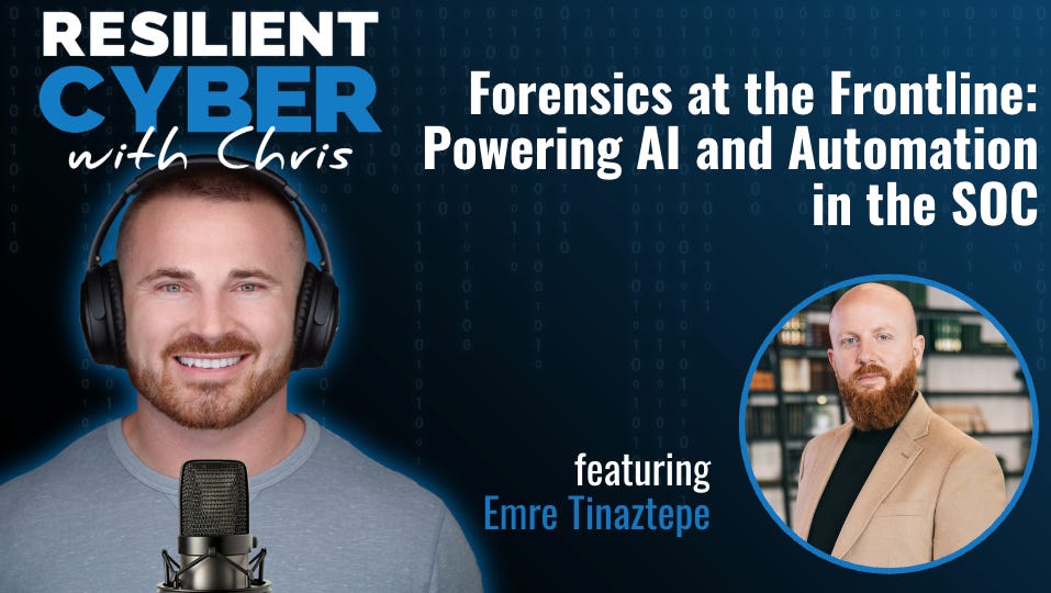 Resilient Cyber w/ Emre Tinaztepe (Binalyze) - Forensics at the Frontline