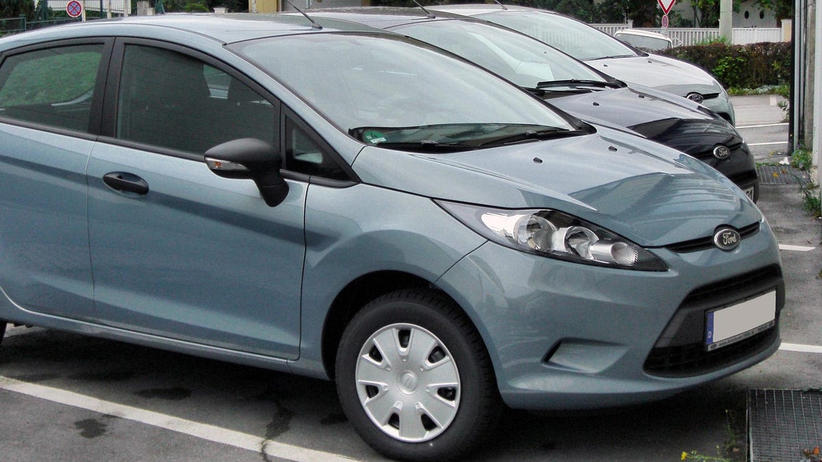 My Small, Pale Blue Ford Fiesta - by apewood