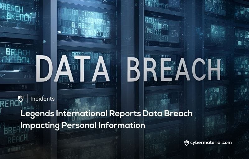 Legends International Reports Data Breach