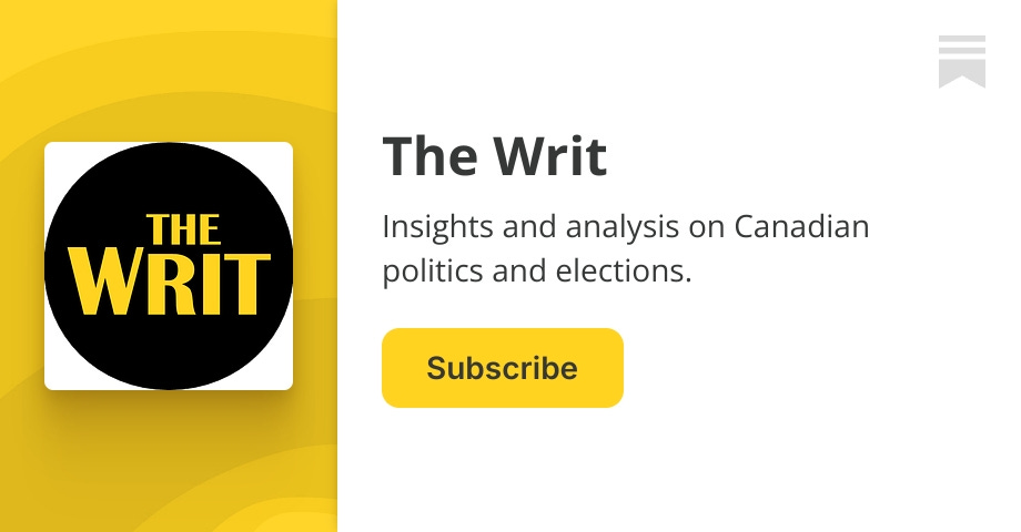 The Writ | Éric Grenier | Substack
