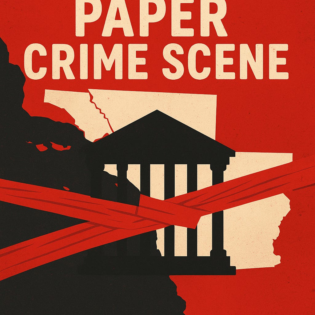 Paper Crime Scene: How a County Line Turned a Custody Dispute Into a ...