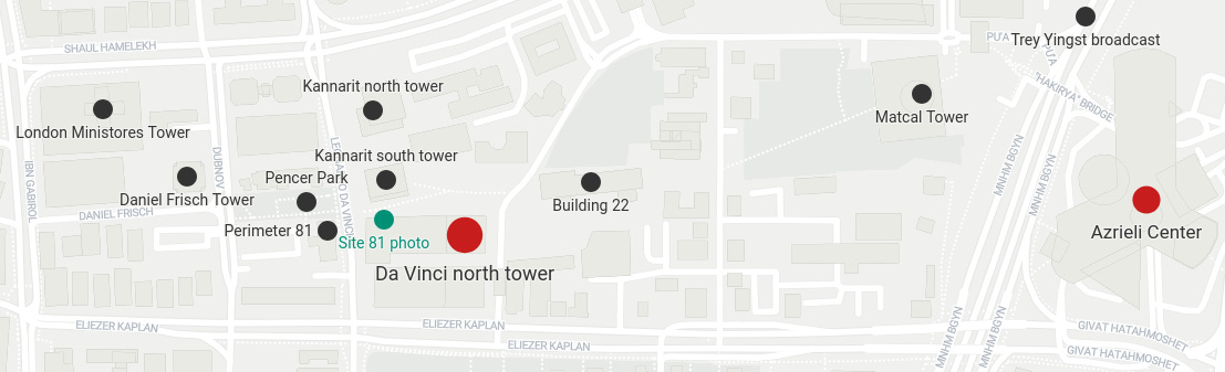 Secret Israeli military bunker located in shadow of Tel Aviv tower ...