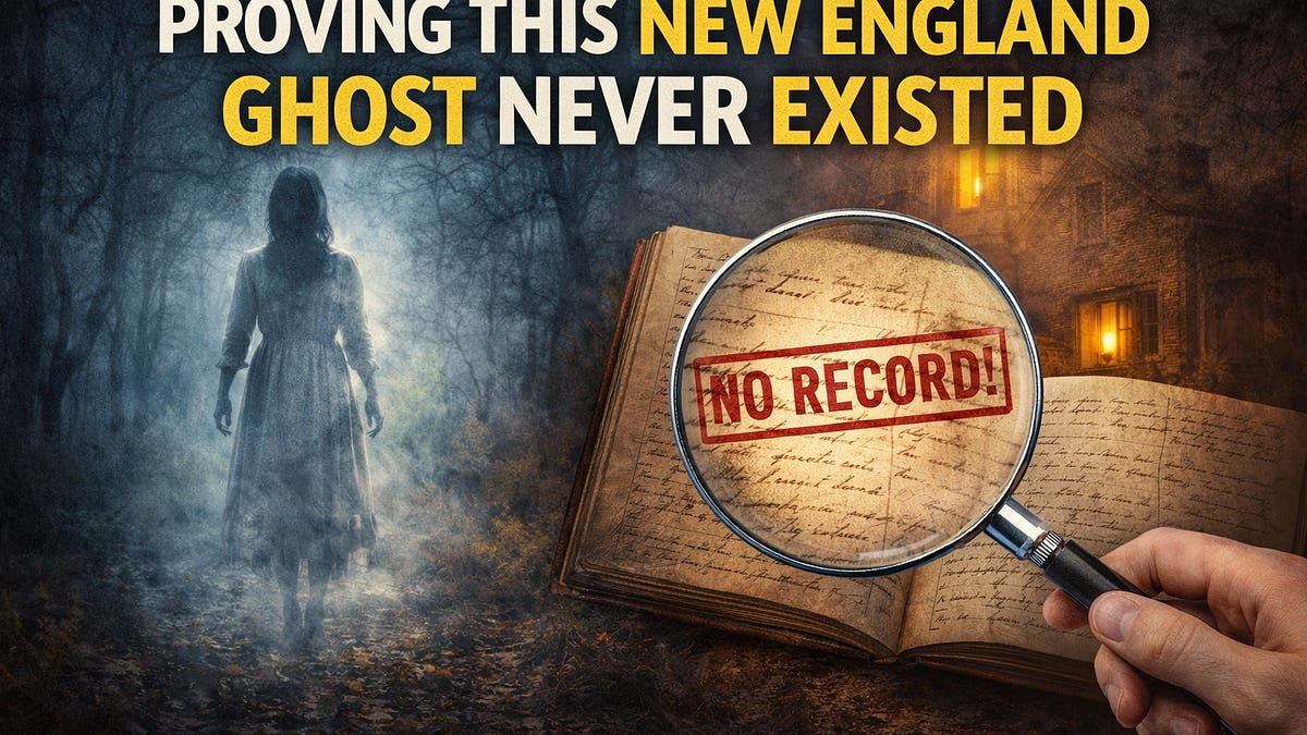 Debunking New England’s Oldest Ghost Story: The Woman Who Never Existed