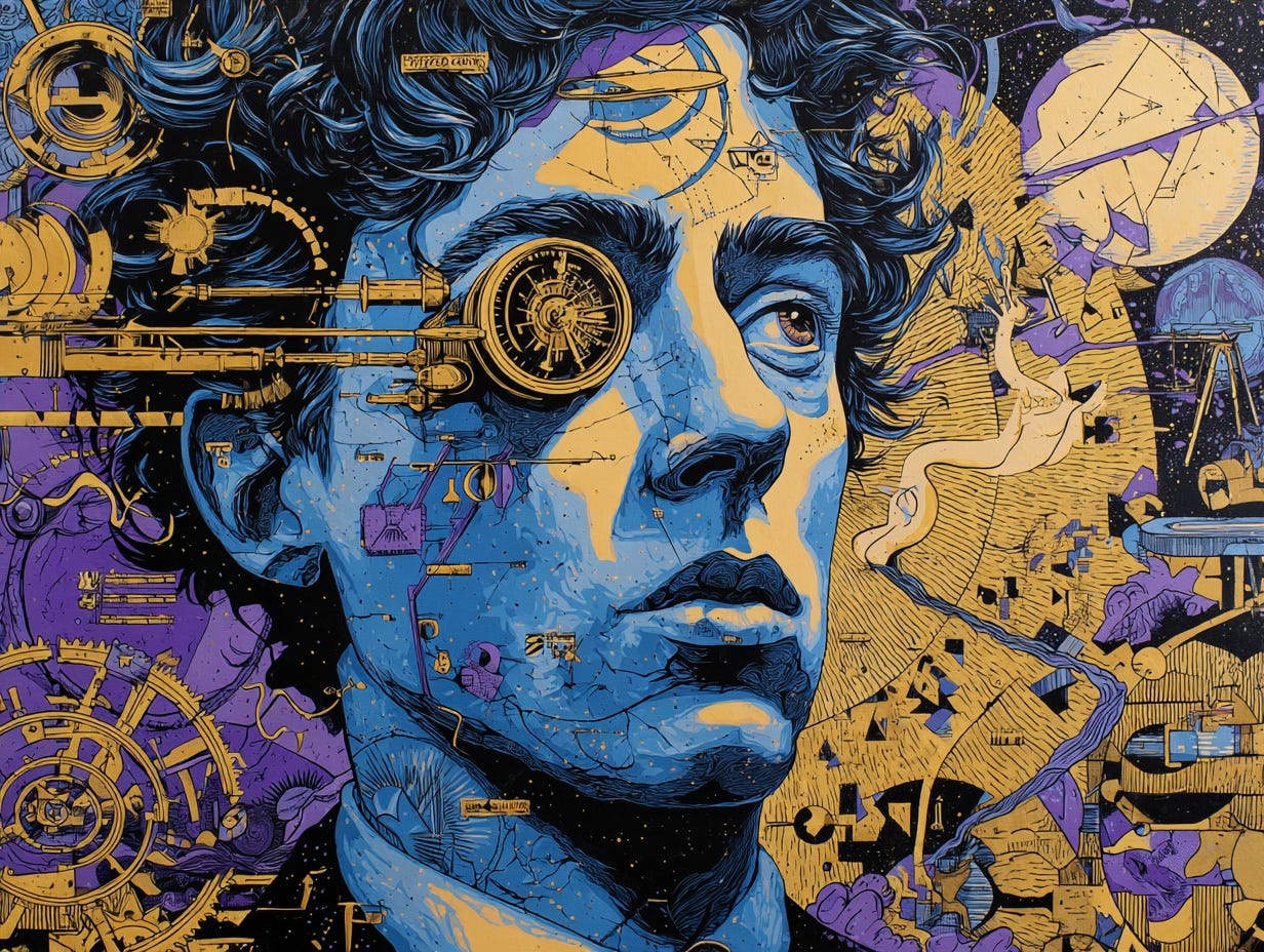 #922 Metaphorical Layering Portraiture - AI Art Daily