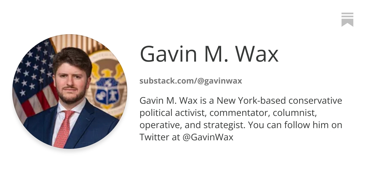 Gavin M. Wax | Substack