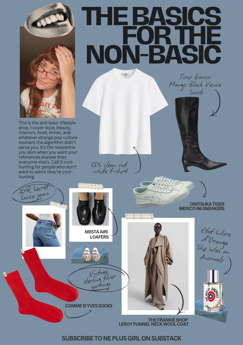 Wardrobe essentials for the Non-Basics.