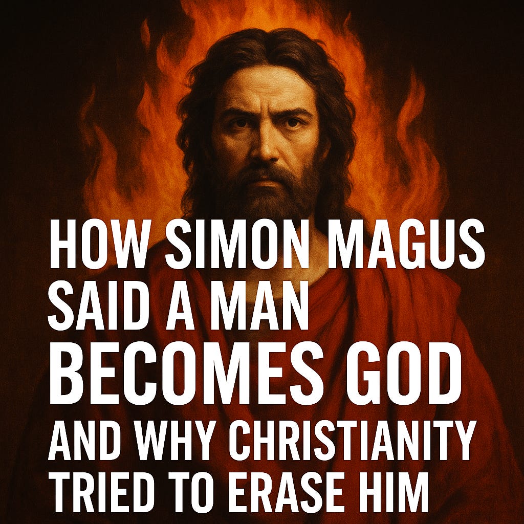 HOW SIMON MAGUS SAID A MAN BECOMES GOD AND WHY CHRISTIANITY TRIED TO ...