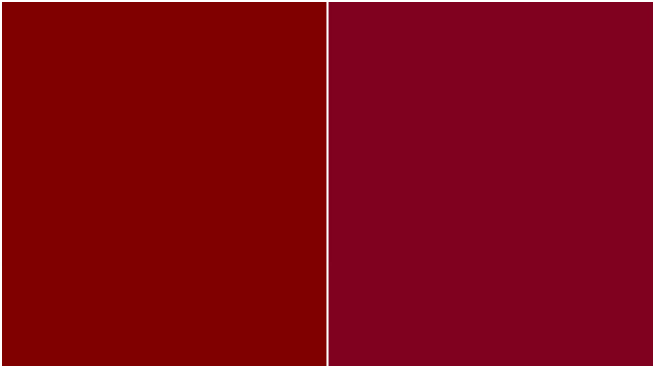 difference between dark red and maroon