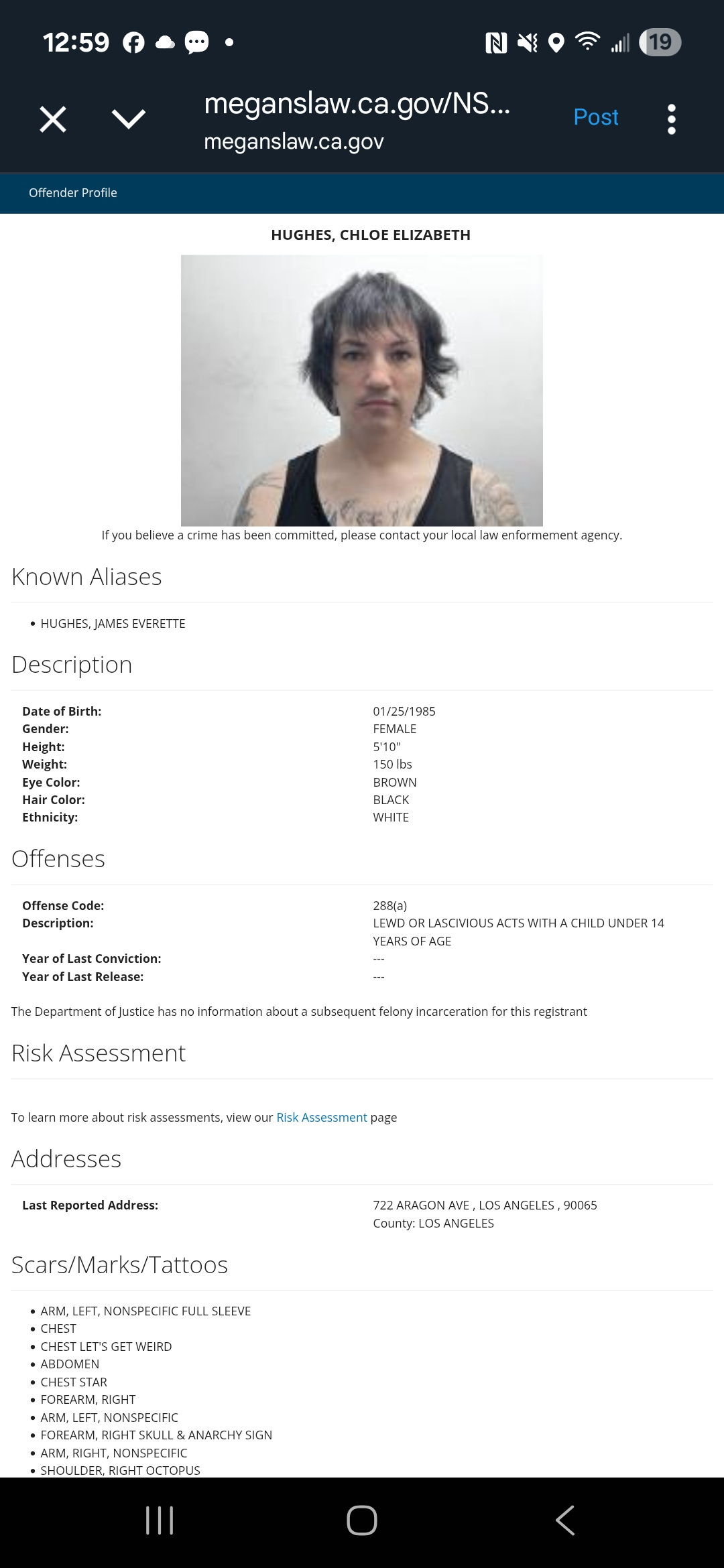 Update on Nex Benedict's Trans Father's New Female Identity: Chloe ...