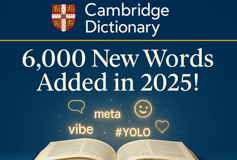 NEOLOGISMS 2025: New Cambridge Words - by Mike Bergin
