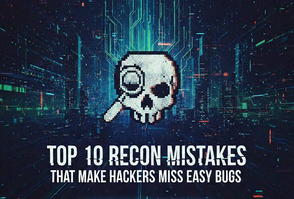 Top 10 Recon Mistakes That Make Hackers Miss Easy Bugs