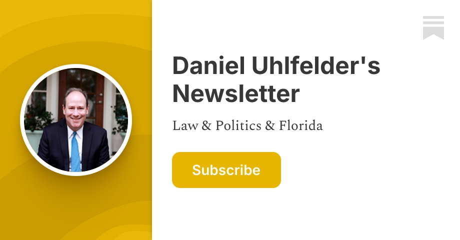Daniel Uhlfelder's Newsletter | Substack
