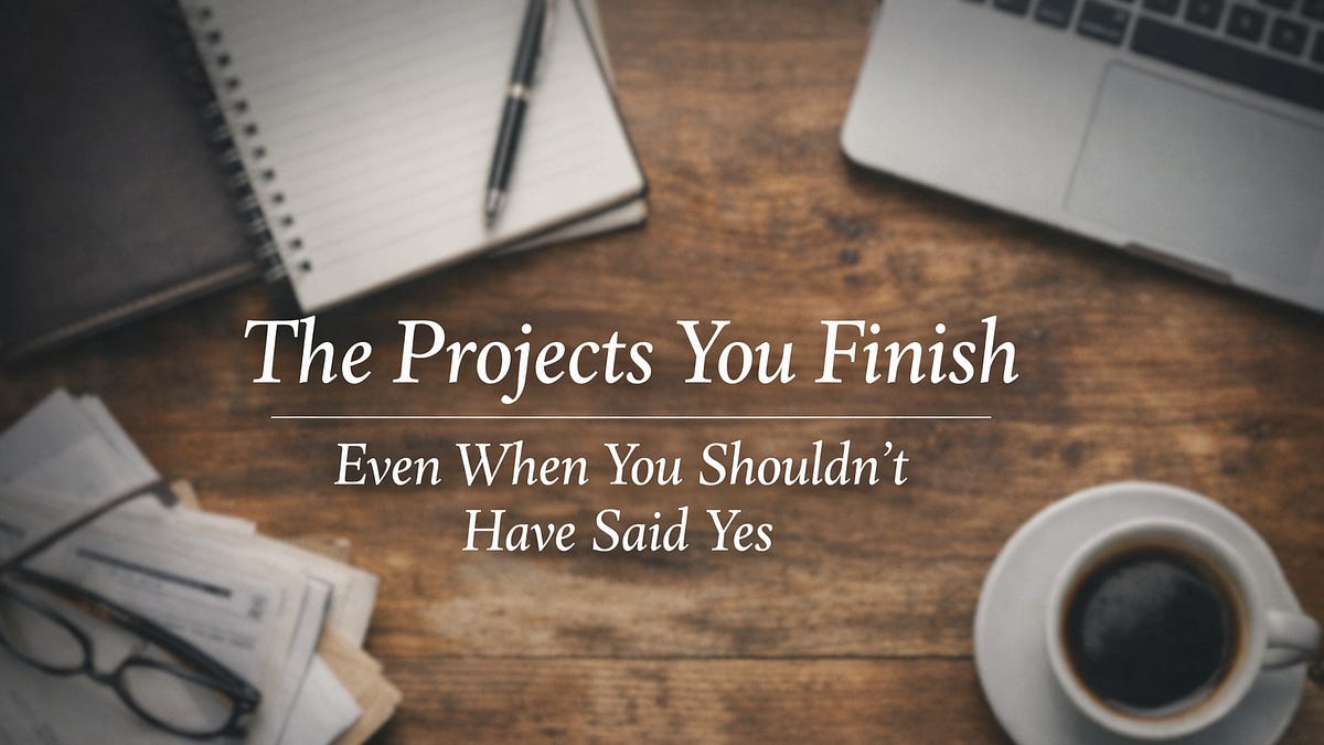 Finishing the Projects You Never Thought Would Make It