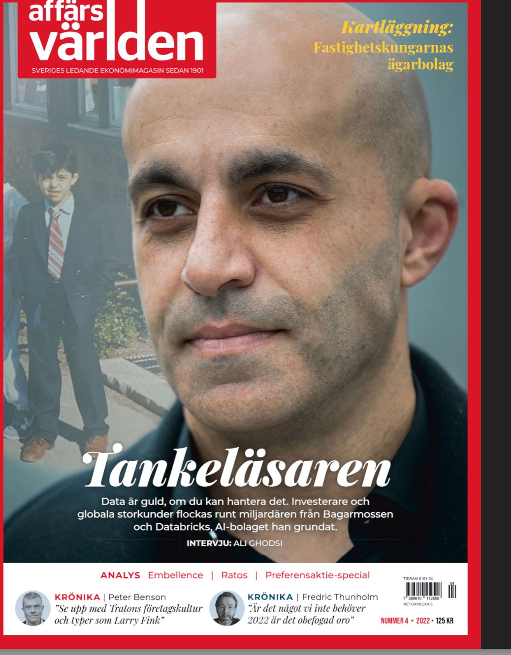 Ali Ghodsi: "Being an outsider in Sweden gave me the drive to succeed"