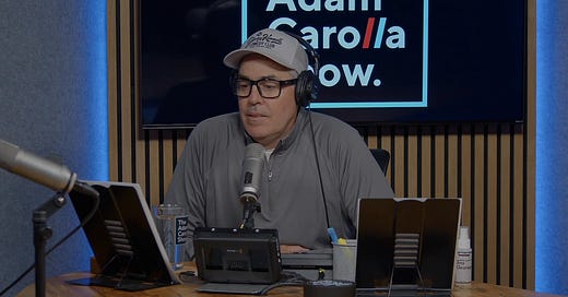 Adam Carolla Show | The Adam Carolla Show | Substack
