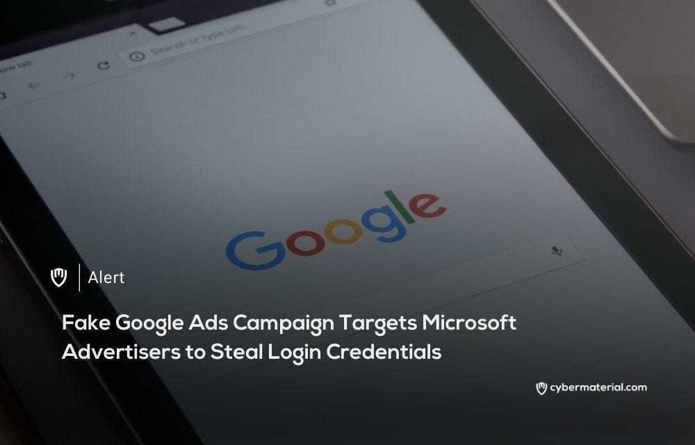 Malicious Google Ads Target Microsoft Users