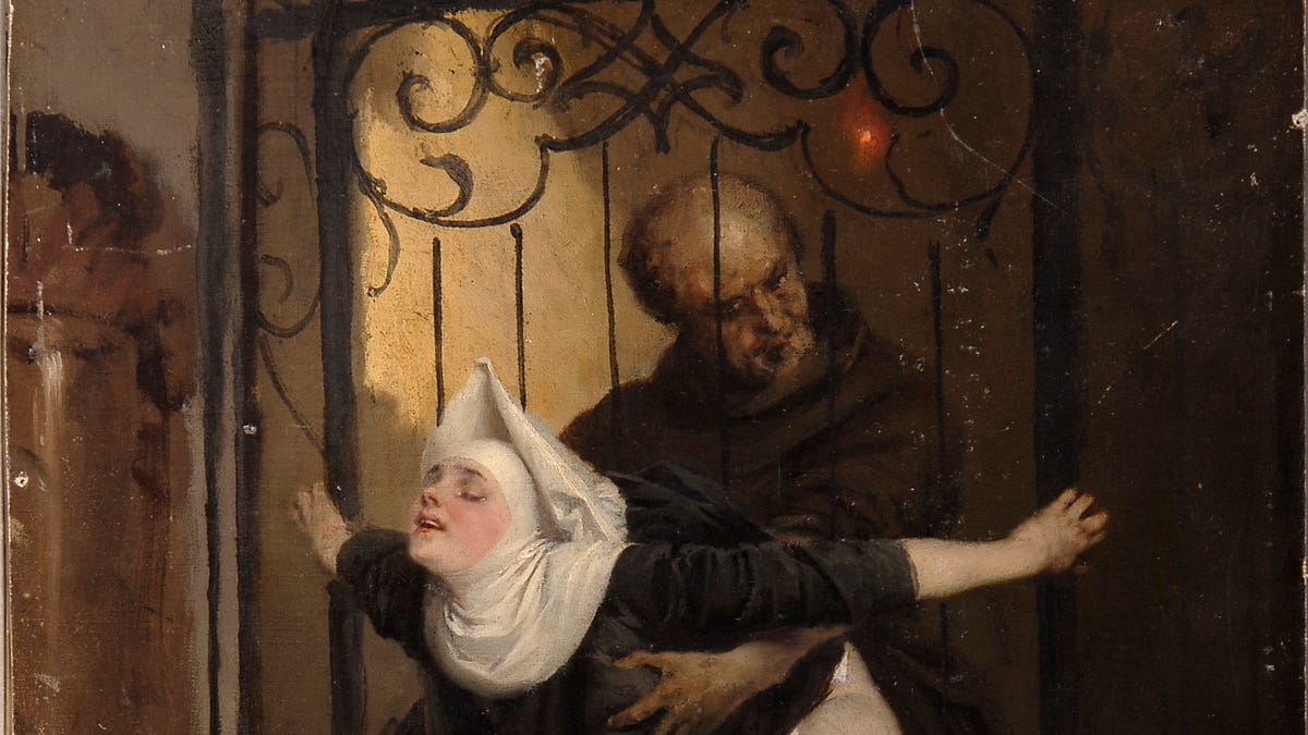 Heinrich Lossow - The Sin, c.1880 - by Muse
