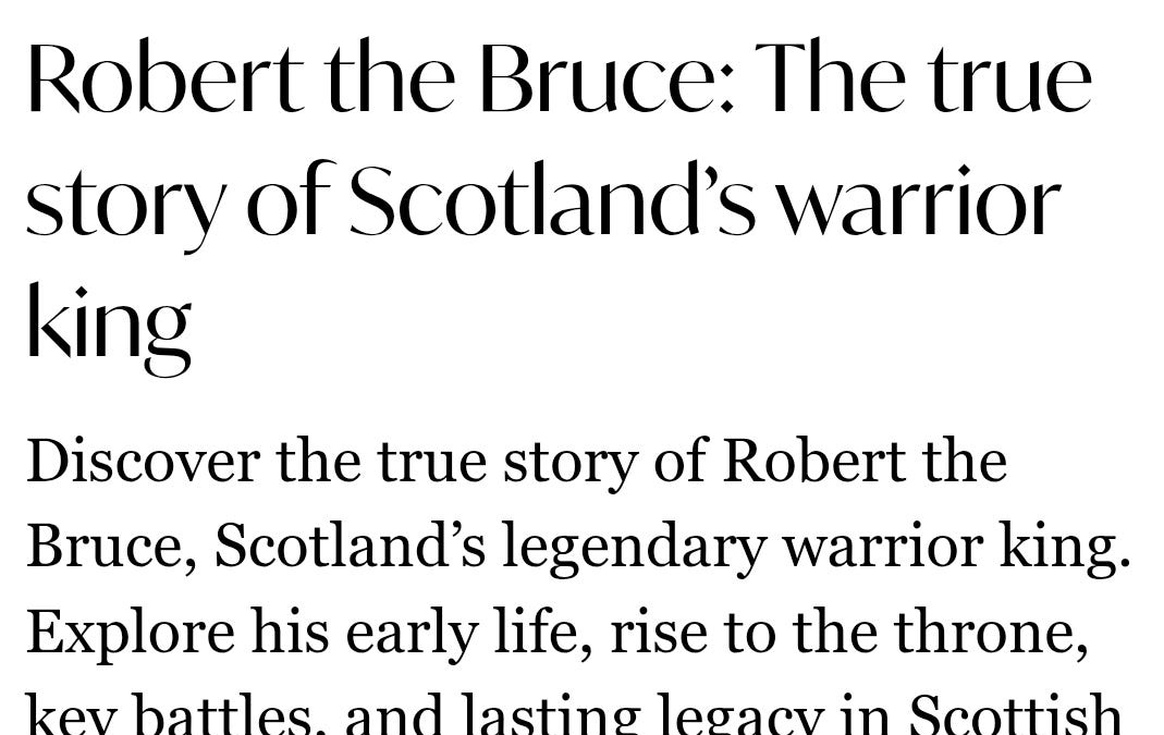 Robert the Bruce: The true story of Scotland’s warrior king : a child ...