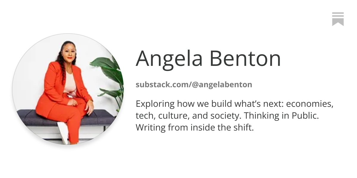 Angela Benton | Substack