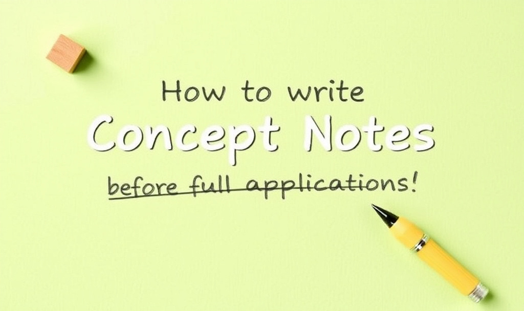How To Write Concept Notes That Attract Invitations Before Full