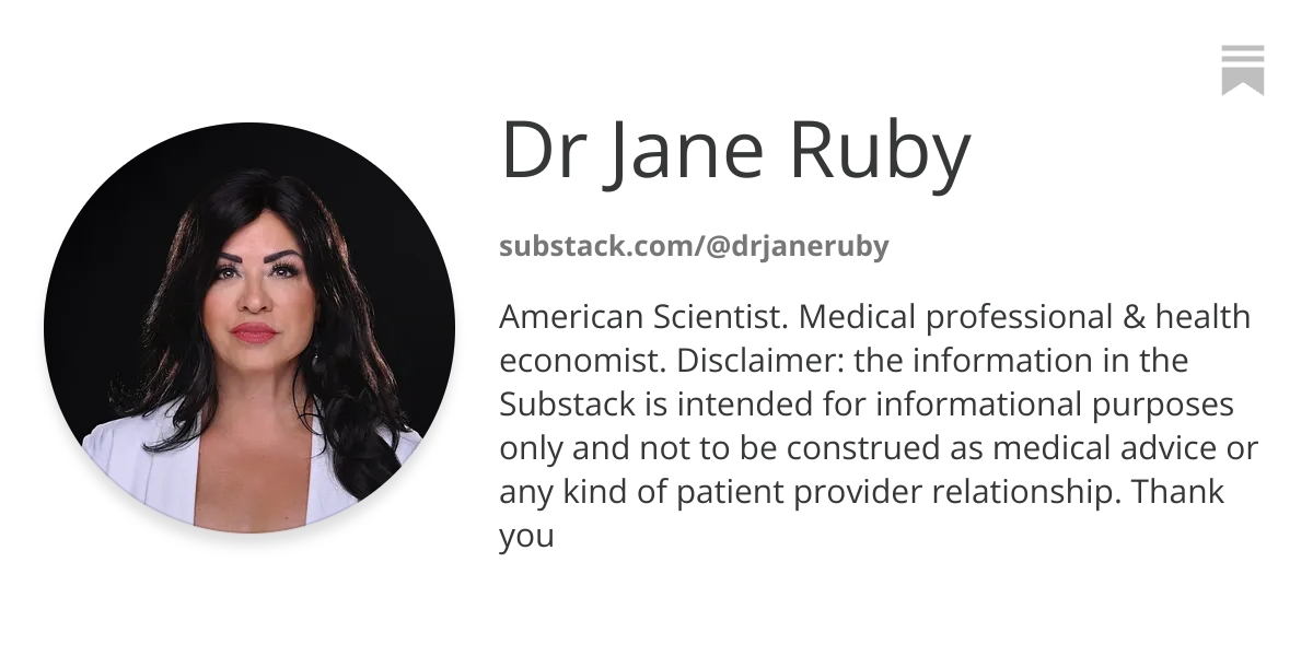 Dr Jane Ruby | Substack