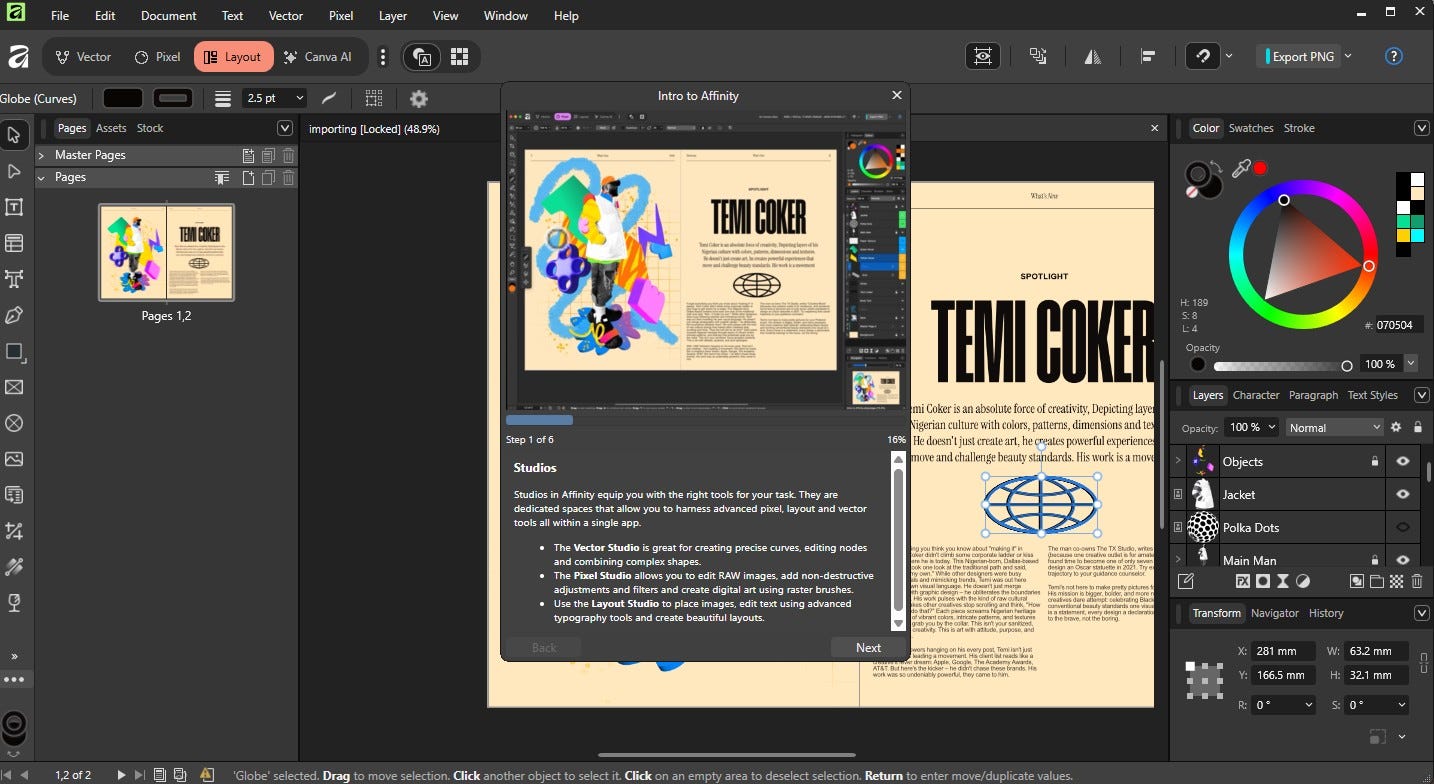 How To Get Started With Affinity by Canva - by E A Carter