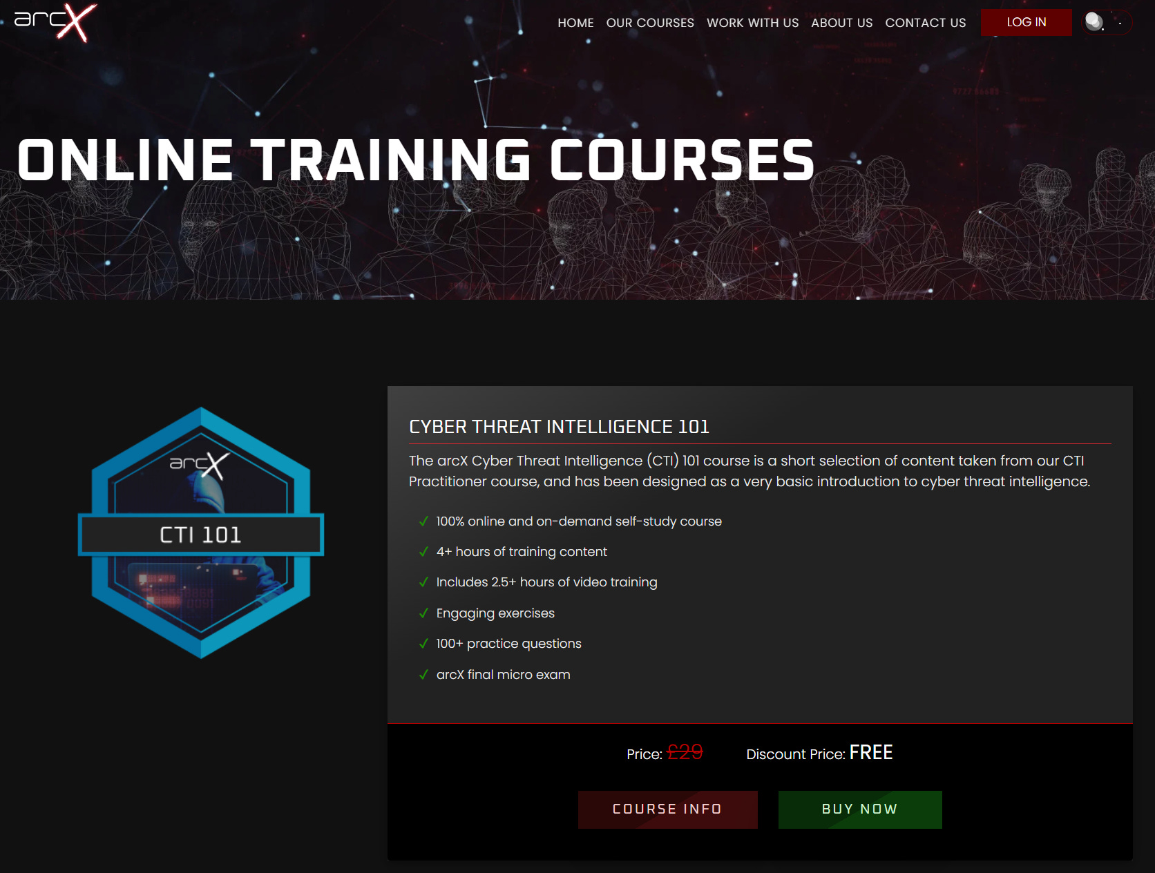 Training: arcX - Cyber Threat Intelligence 101 - HERMIT