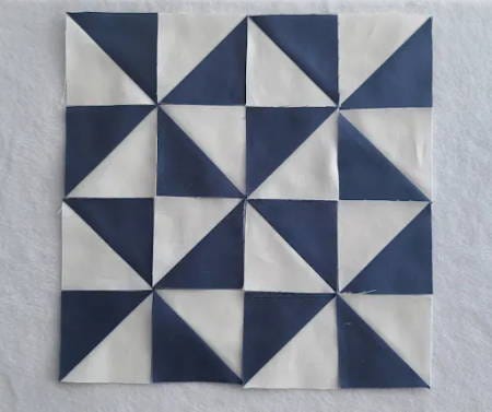 13 Different Half-Square Triangle Layouts for Quilt Blocks