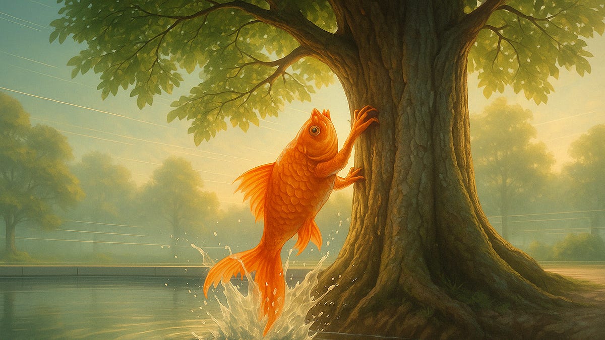 Are You Asking a Fish to Climb a Tree?