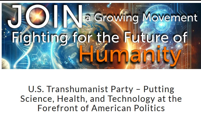 U.S. Transhumanist Party and The Transhumanist Bill of Rights - Ties To ...