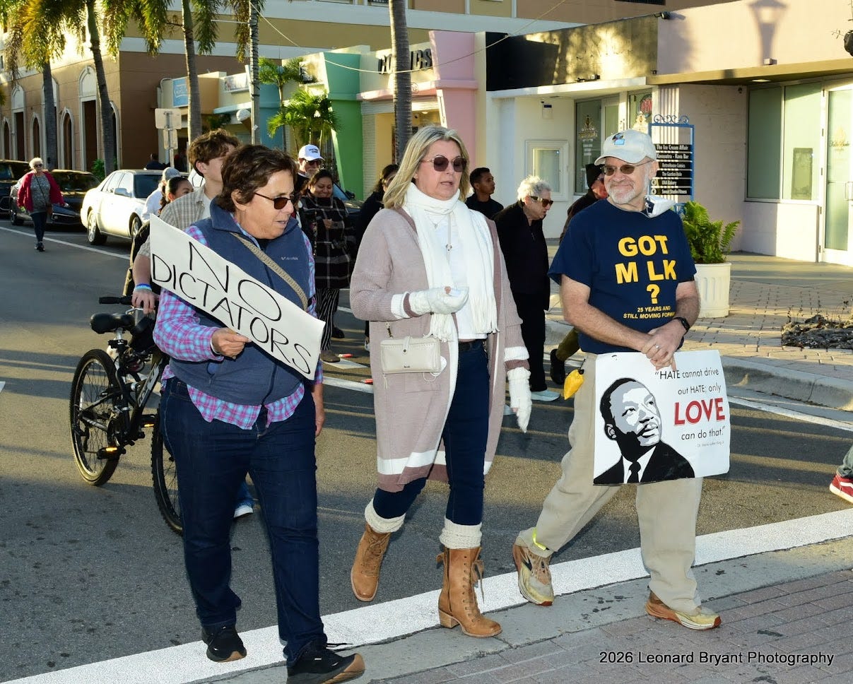 Immigration debate sparks friction at MLK Day events in Lake Worth Beach