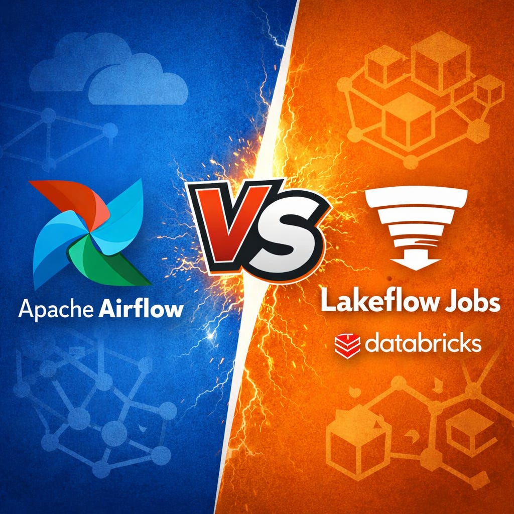 Databricks Lakeflow vs Apache Airflow - by Daniel Beach