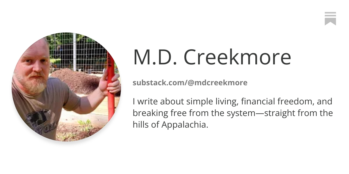 M.D. Creekmore | Substack