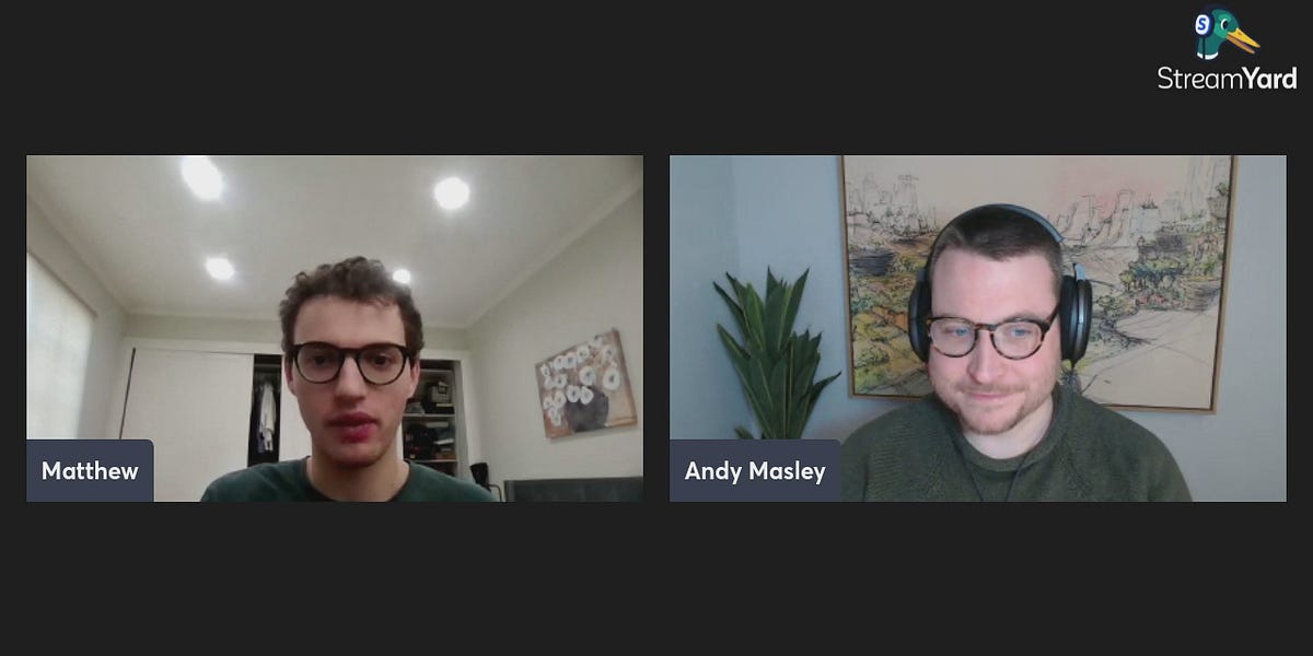 Chatting With Andy Masley About EA, Animal Welfare, and Which Concerns ...