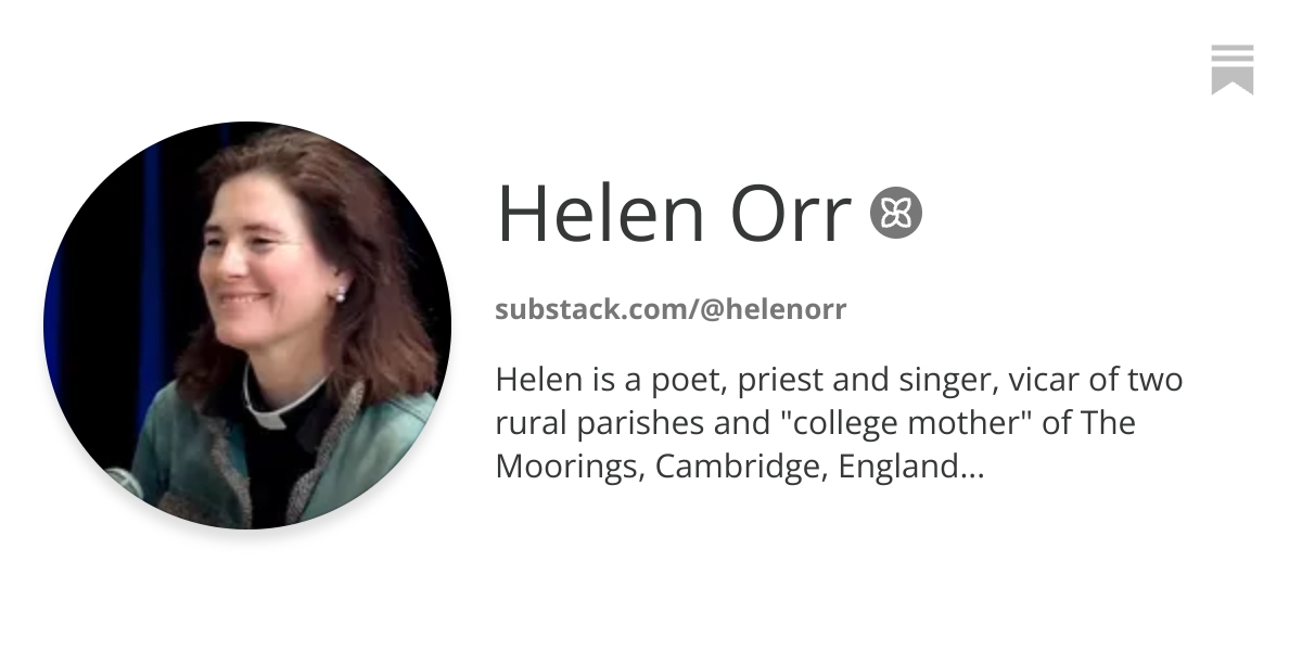 Helen Orr | Substack