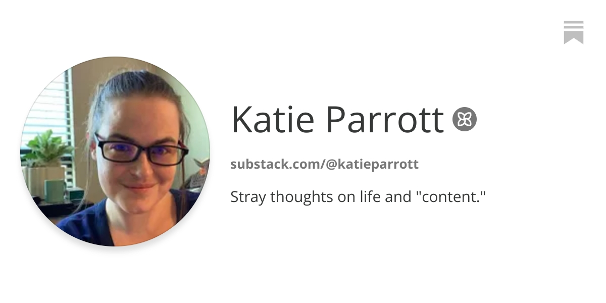 Katie Parrott | Substack